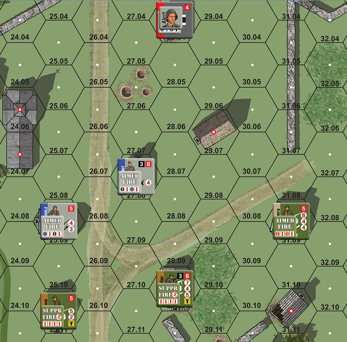 Compass Games Combat! インストラクション 2/3 アクションフェイズ - ゲームの醍醐味