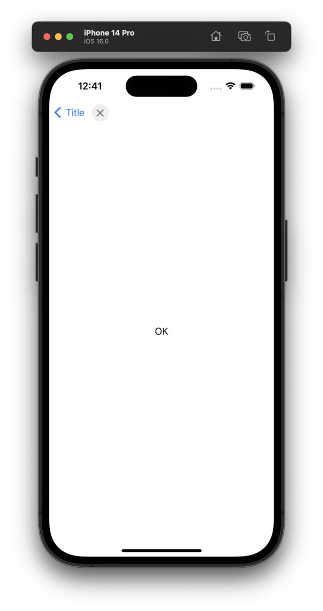 UIHostingControllerとUINavigationControllerを組み合わせてleftBarButtonItemをカスタマイズするまで - Lento con forza