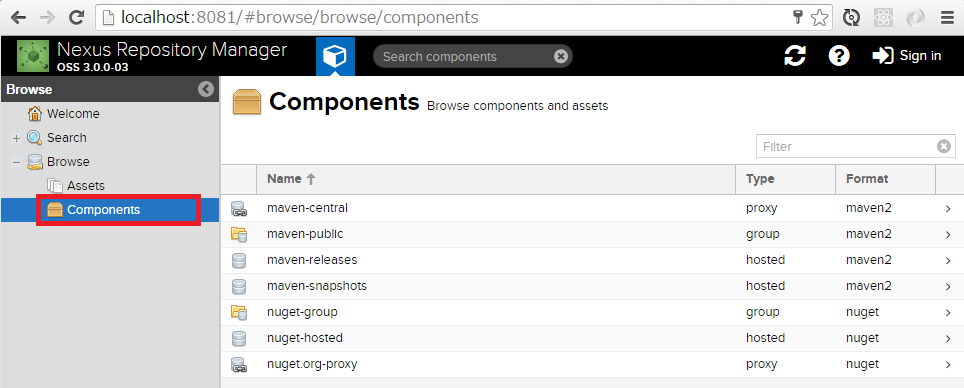 共有ライブラリを管理するために Sonatype の Nexus Repository Manager OSS を使用する ( その3 ...