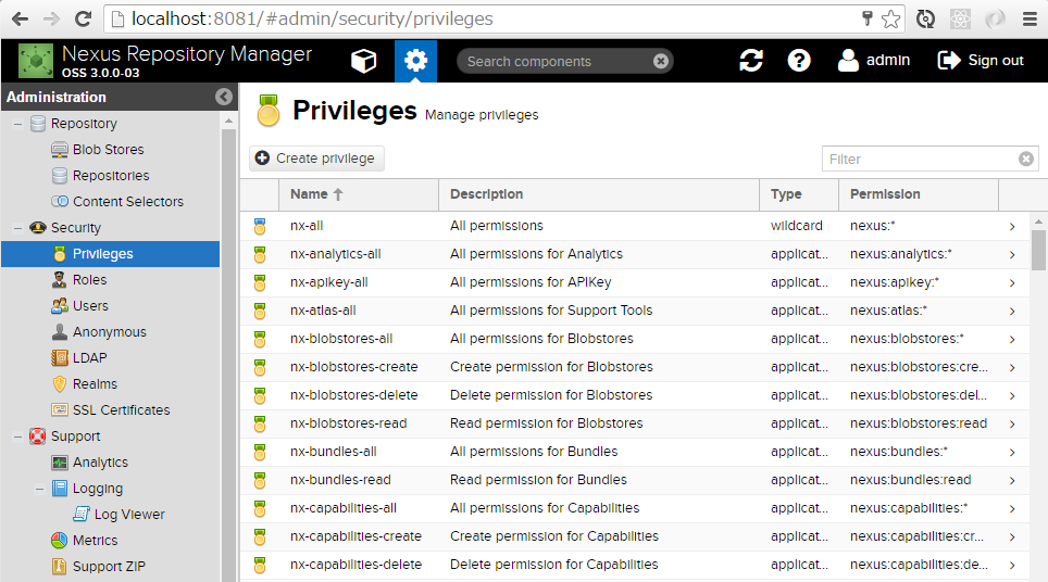 共有ライブラリを管理するために Sonatype の Nexus Repository Manager OSS を使用する ( その3 ...