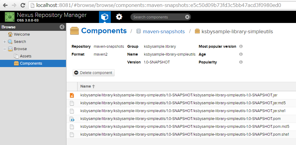 共有ライブラリを管理するために Sonatype の Nexus Repository Manager OSS を使用する ( その9 ...