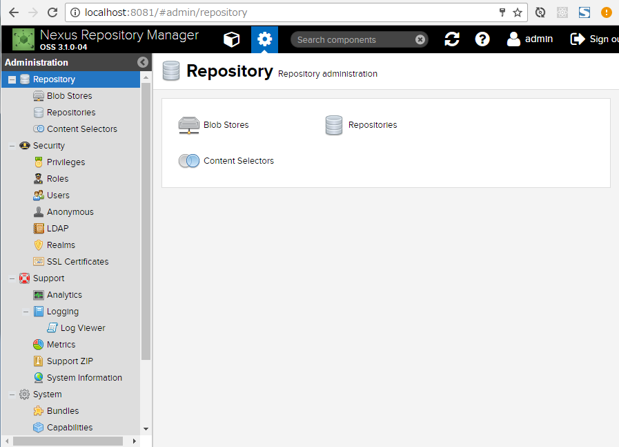 共有ライブラリを管理するために Sonatype の Nexus Repository Manager OSS を使用する ( その16 ...