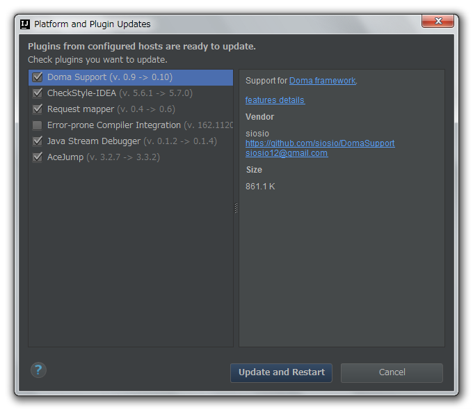 IntelliJ IDEA を 2017.1.4 → 2017.1.5 へ、Git for Windows を 2.13.1(2) → 2. ...