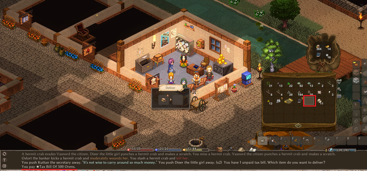 【Elin】How to pay tax and how to take "tax chest" home - 雑記