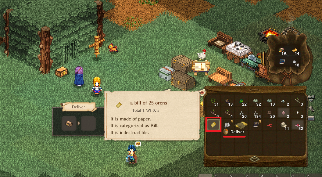 【Elin】How to pay tax and how to take "tax chest" home - 雑記