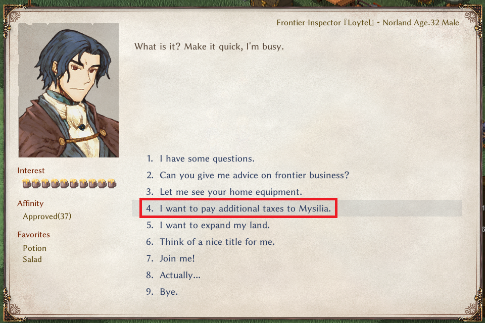 【Elin】How to pay tax and how to take "tax chest" home - 雑記