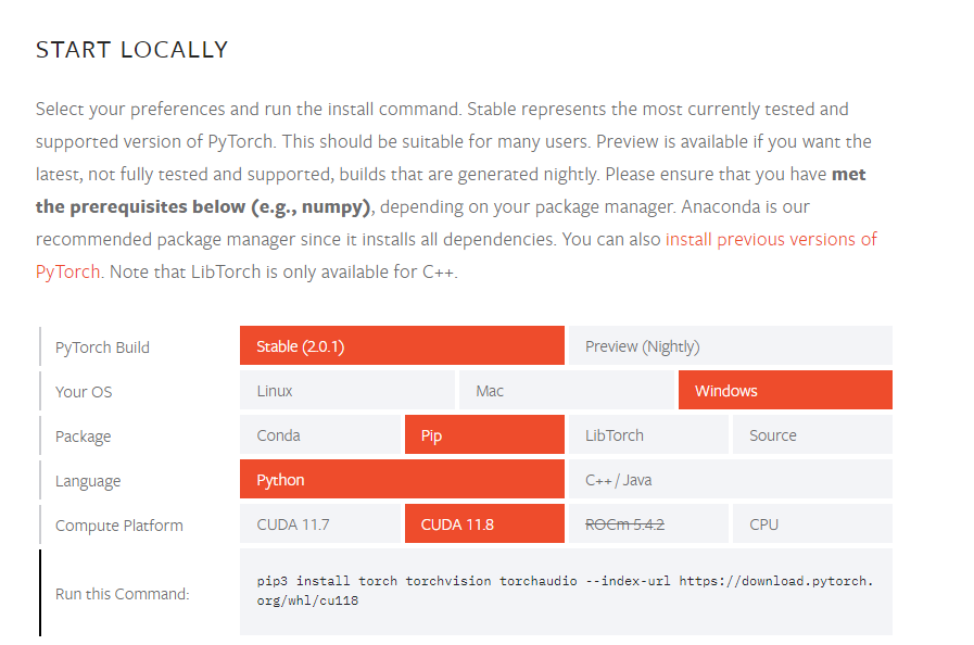 【PyTorch】Windows11にPIP経由でPyTorchの環境構築する - 葛のメモ帳