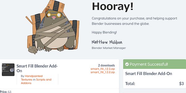 Smart Fill Blender Add-On - 誤字は文化