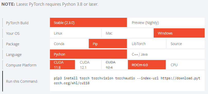 【yolov8】環境構築時「could Not Run Torchvisionnms With Arguments From The Cuda Backend」というエラーが出た