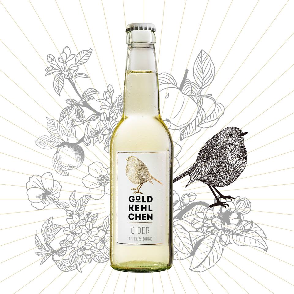 【奧地利Cider】金嗓鳥 鮮榨蘋果酒。Goldkehlchen Cider - Niche Choice X 小眾市場
