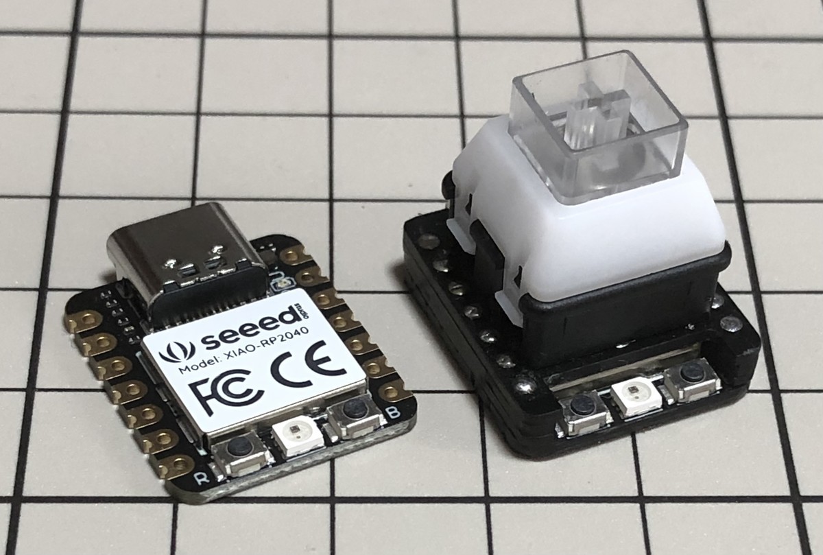 『XIAO1key』は Seeed Studio XIAO PR2040 を使った1キーのキーボードです - kuriharaのブログ