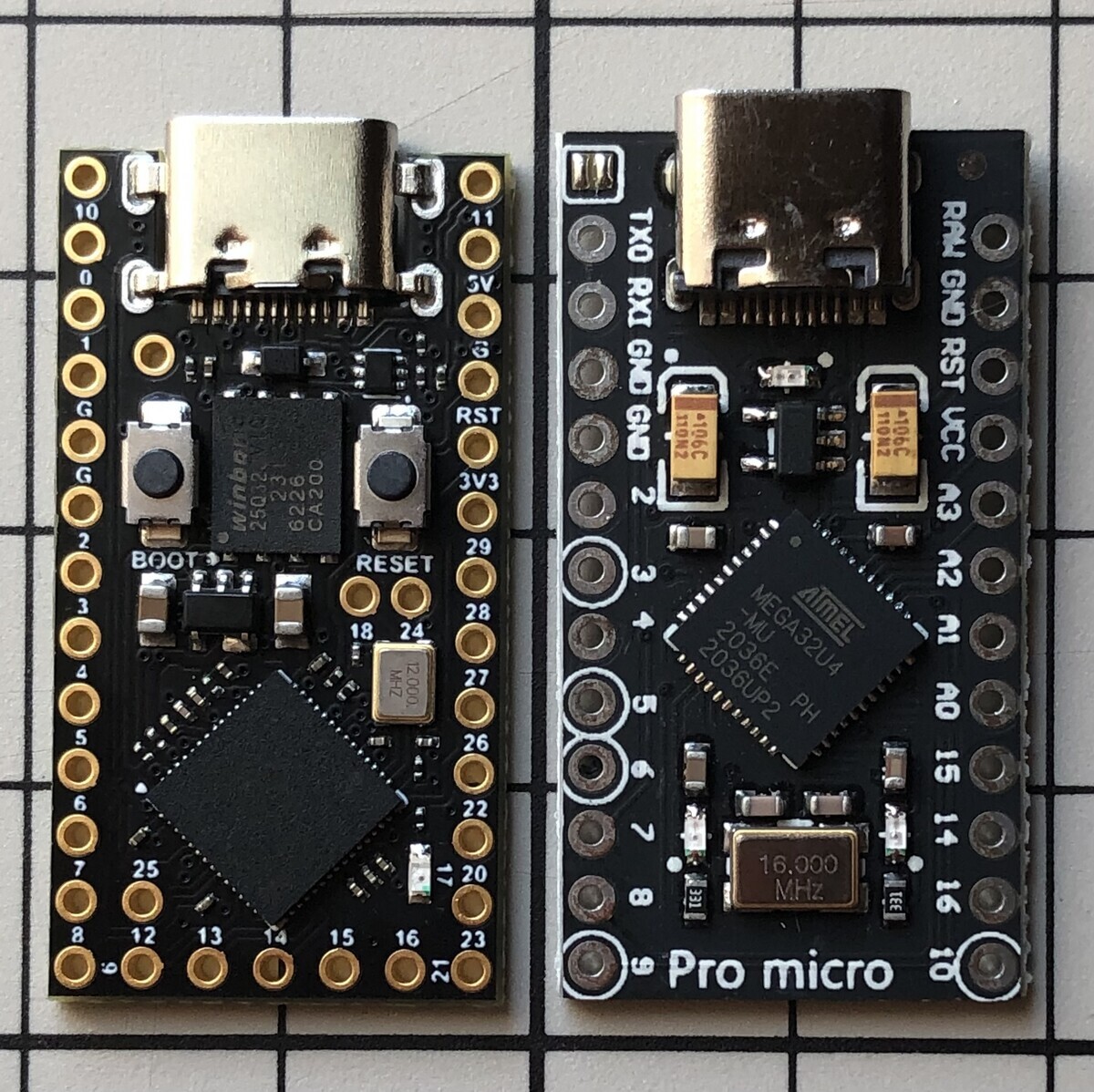 Pro Microに代わる新たなコントローラーボード登場！RP2040のボードとは？ - kuriharaのブログ