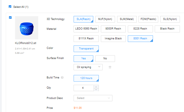 JLCPCBの新サービス：透明な3Dプリントでお気に入りのキーボードを作ろう - kuriharaのブログ
