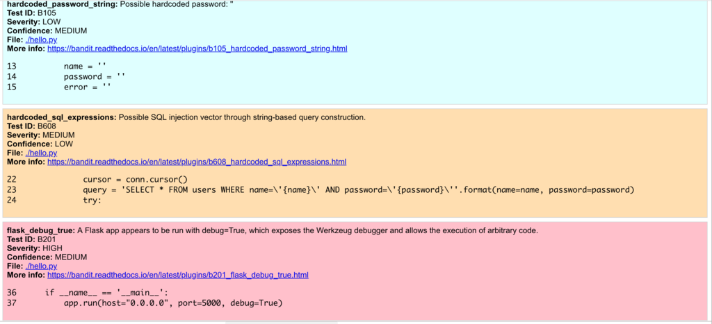 Pythonコードの安全を保つSAST(静的解析)ツール ~Bandit, Pyt~ - 好奇心の足跡