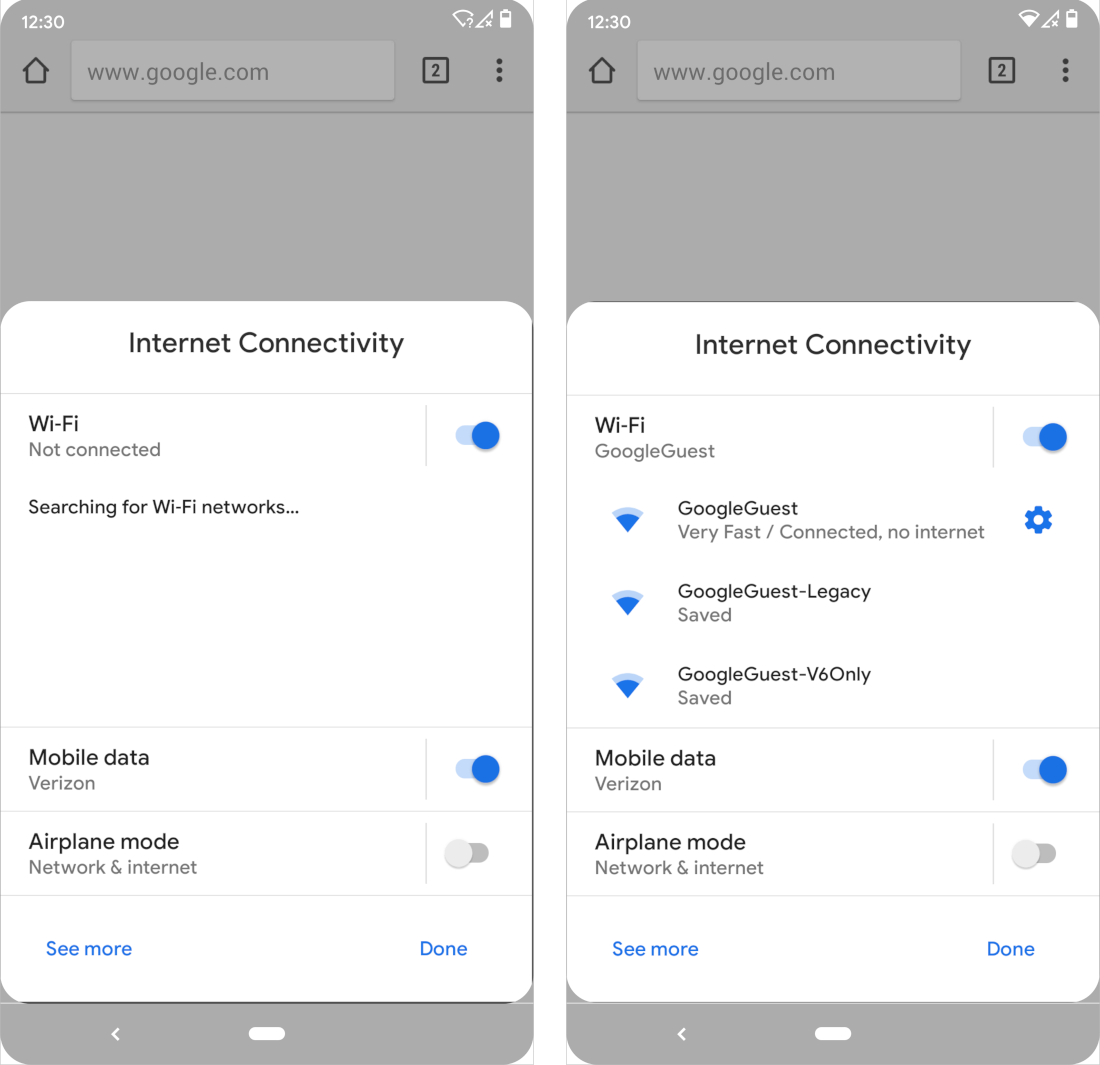 Android 10 から導入された Settings Panels を使ってみた。仕組みも少し見てみた。 - くうと徒然なるままに