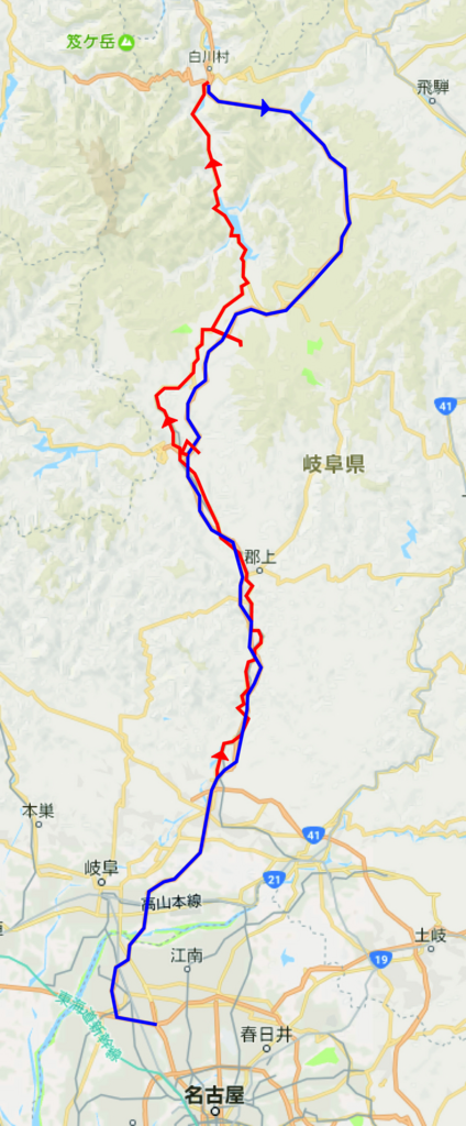 国道156号線ぶらり道の駅ツーリングto白川郷 - 酒と料理とバイクと奥様