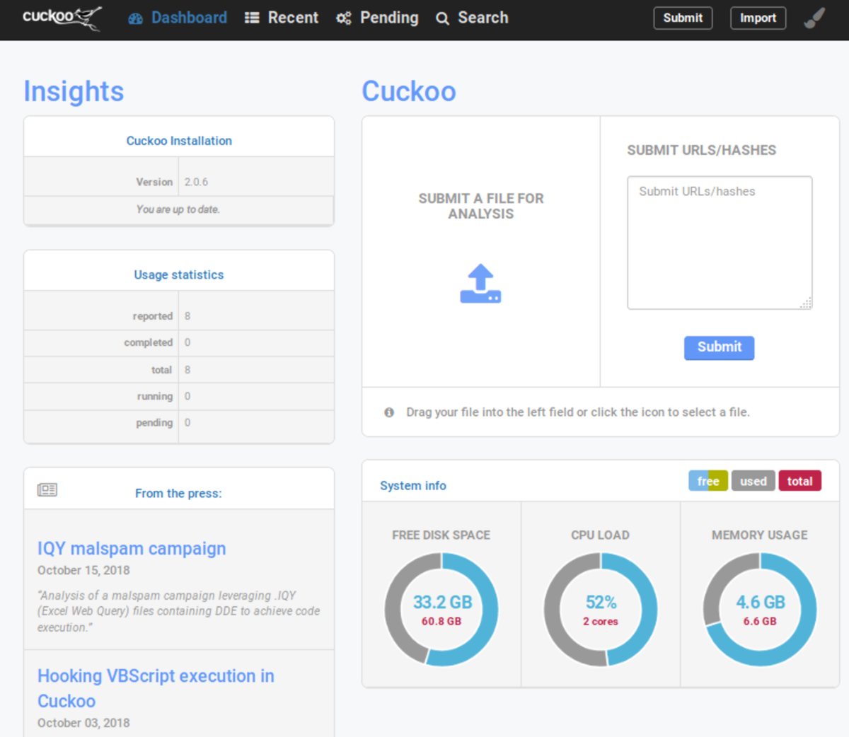 CuckooSandboxインストール - kyonta1022’s blog