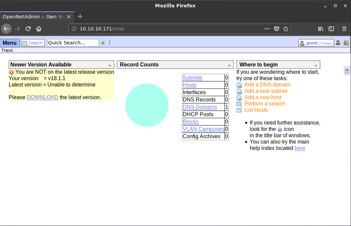 HTB OpenAdmin Walkthrough - kyonta1022’s blog