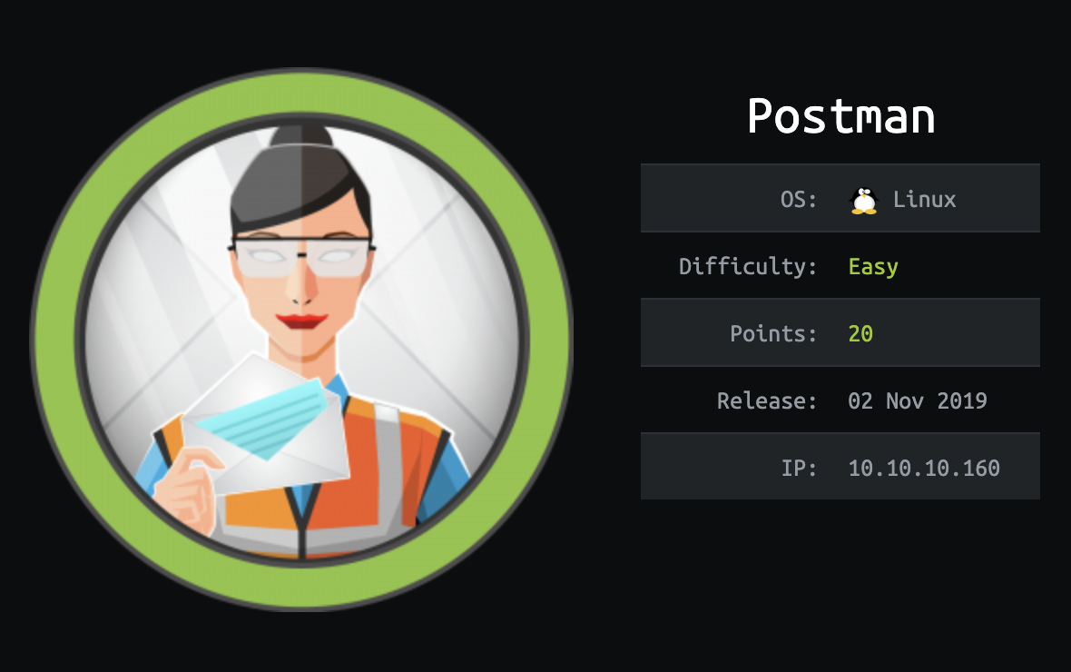 HTB Postman Walkthrough - kyonta1022’s blog