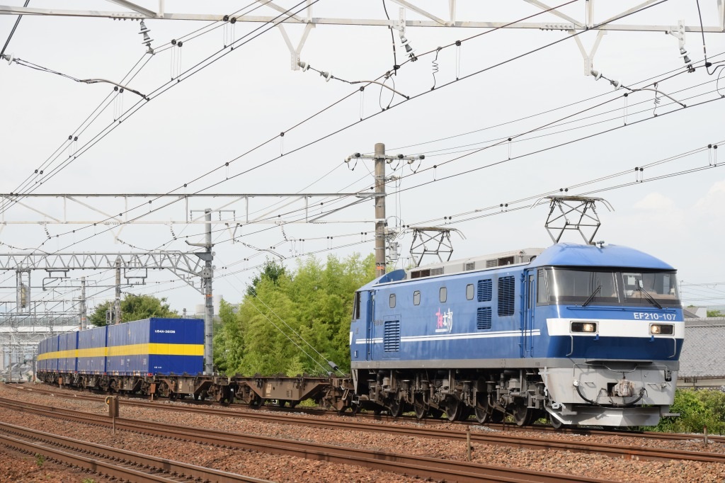 第544列車 「 新塗装となったEF210-107を旬のうちに狙う 」 - 写真は鉄で出来ている。