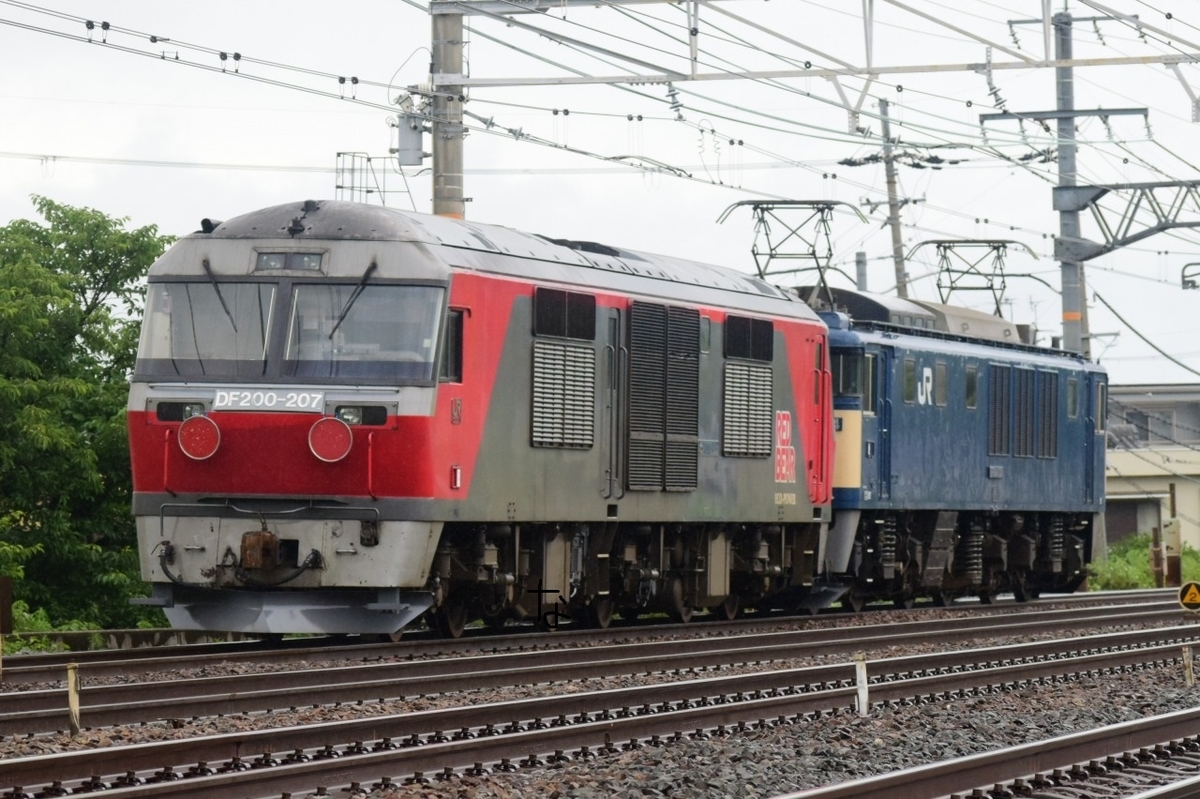 第1266列車 「 甲76 JR貨物 DF200形(DF200-207)の甲種輸送を狙う 」 - 写真は鉄で出来ている。