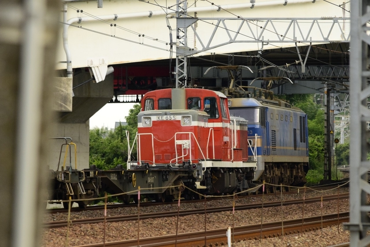 第2335列車 「 甲16 衣浦臨海鉄道 KE65-5の検査出場に伴う甲種輸送を狙う 」 - 写真は鉄で出来ている。