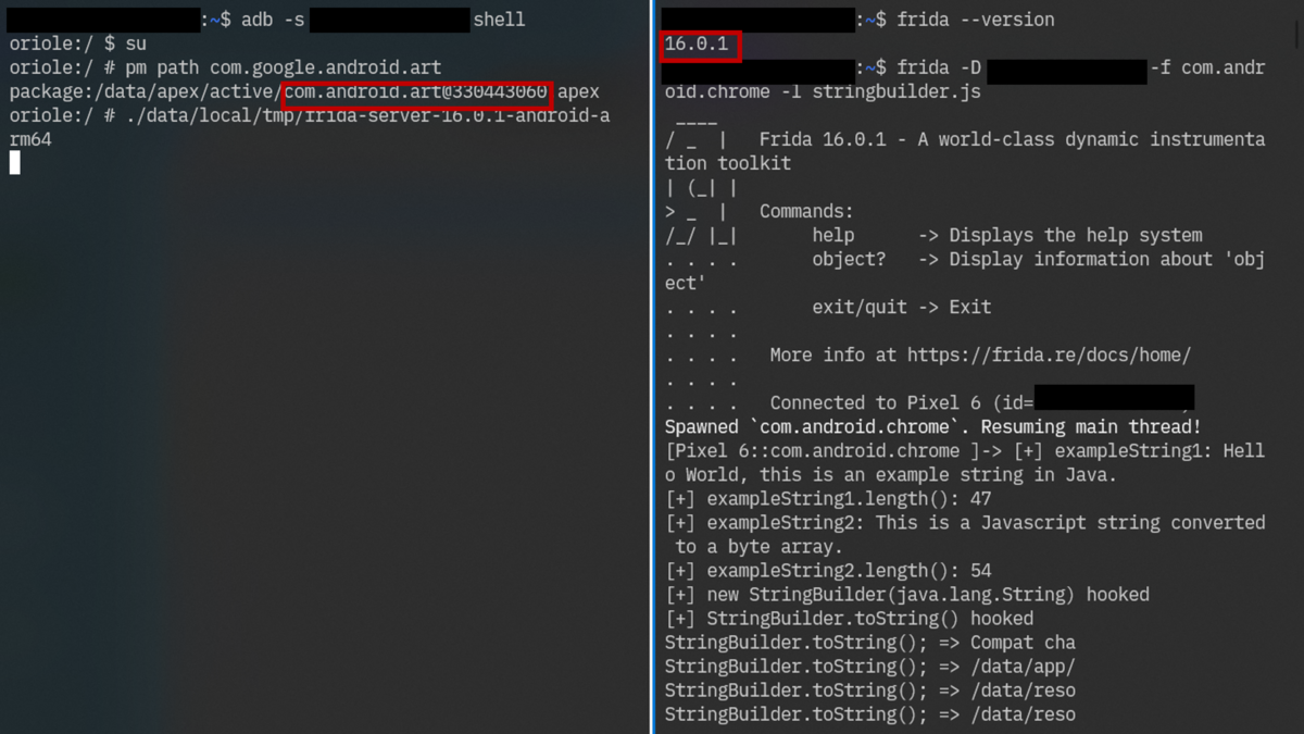 Android 12上のFridaでエラーが発生する事象とその解消法 - ラック・セキュリティごった煮ブログ