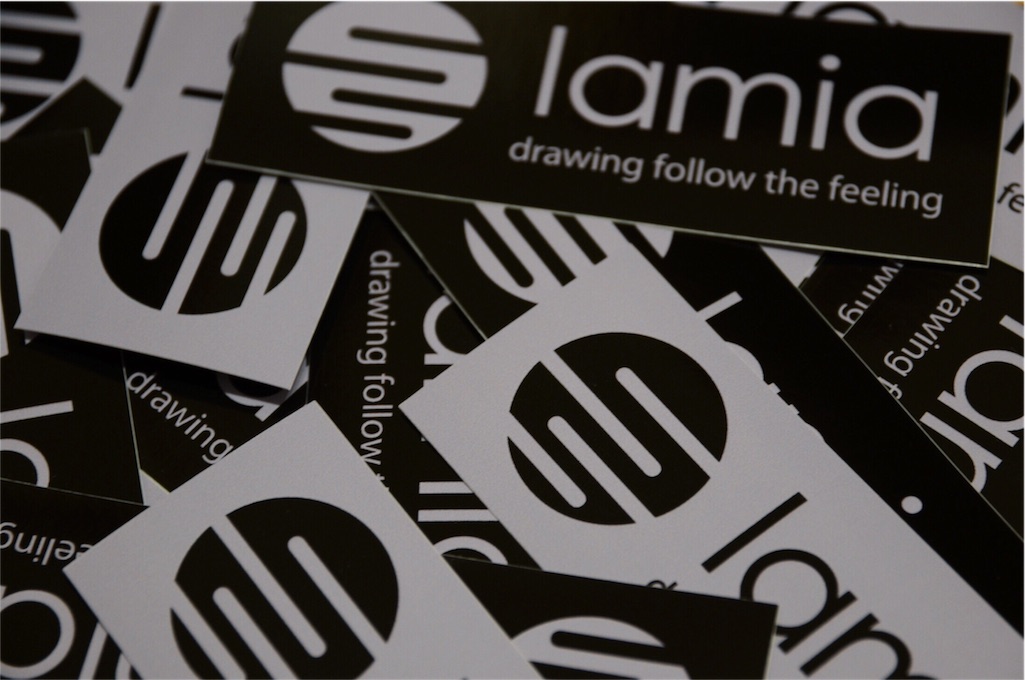 lamia logo tee & sticker - lamia