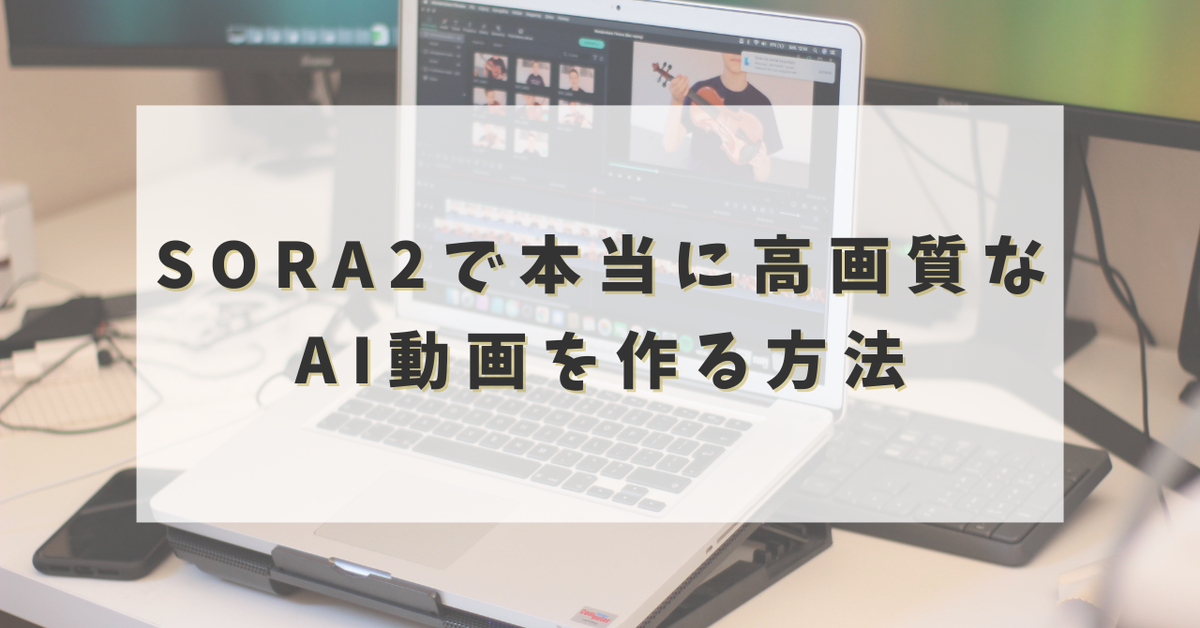 Sora2で“本当に高画質”なAI動画を作る方法【2025年完全ガイド】 - からふるパレット