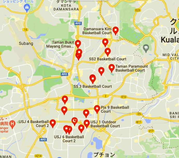 マレーシア バスケットコート - lat_walk l マレーシアインター生