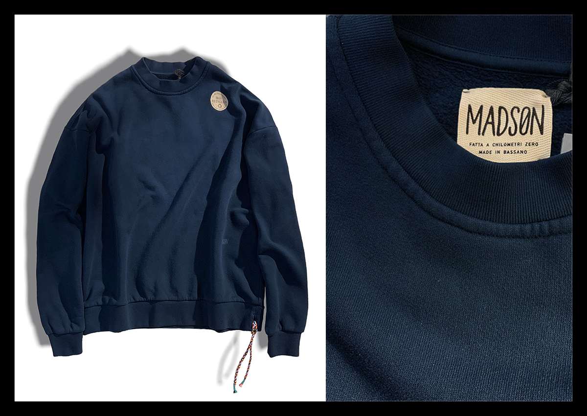 代購代標第一品牌－樂淘letao－定価2.4万マッドソン MADSON 大人に似合うオーバーシルエット♪リサイクルコットンのスウェット ...