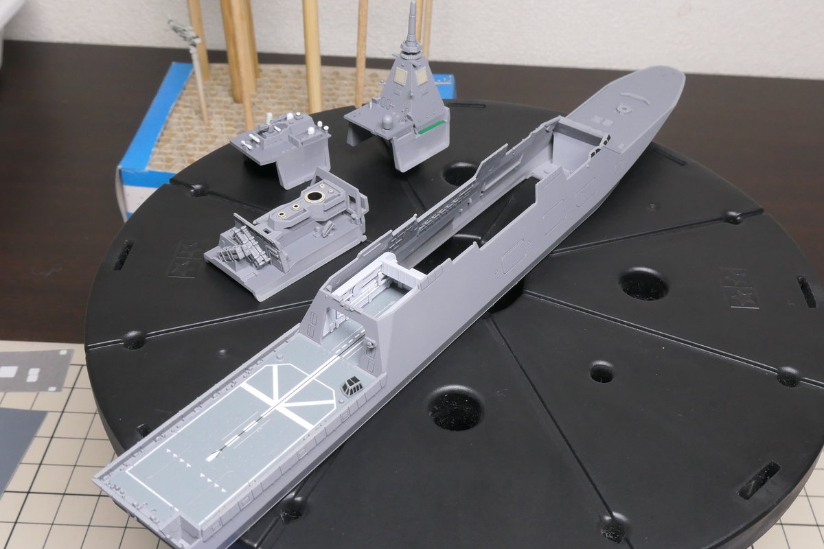 タミヤ 1/700 FFM-1もがみを作る - どらの自由帳