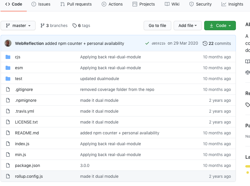 OSSライブラリからの学びかた npmからJavaScriptのライブラリを探してソースコードを見つける編 - @ledsun blog