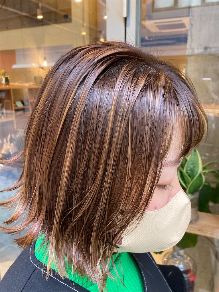 ハイライトカラー。 - 【Le lien】大阪市西区新町の美容室ルリヤン lelien_hair