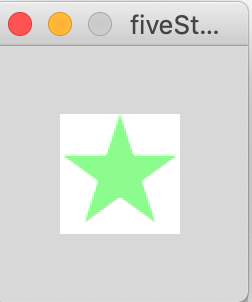 Processing で星を作る - 日記帳