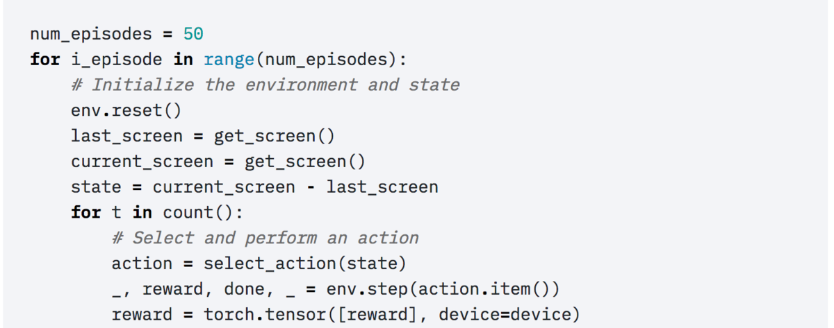 公式Tutorialに学ぶPyTorch④（Reinforcement Learning）｜DeepLearningの実装 #12 - Liberal Art’s diary