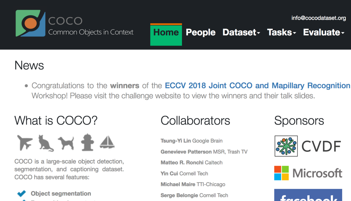 COCO(Common Object in Context) dataset①｜機械学習の有名データセットや評価指標を確認する #6 - Liberal Art’s diary