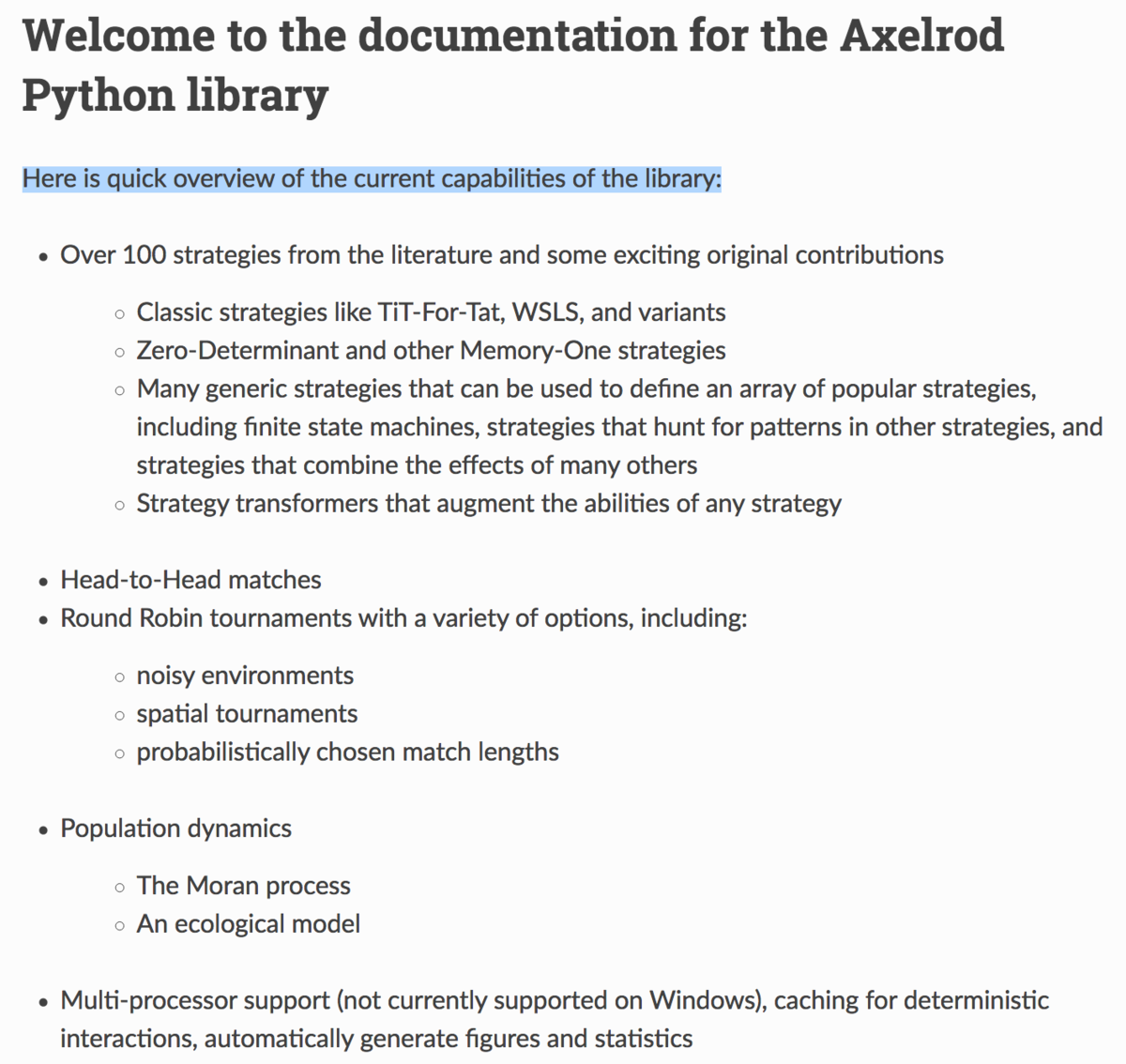 PythonライブラリのAxelrodで実行するシミュレーション①（Axelrodの概要）｜ゲーム理論について #5 - Liberal Art’s diary