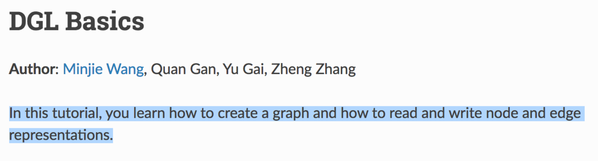 DGL Basics(グラフの作成やノードやエッジの読み書き)｜DGL(Deep Graph Library)を動かす #3 ...