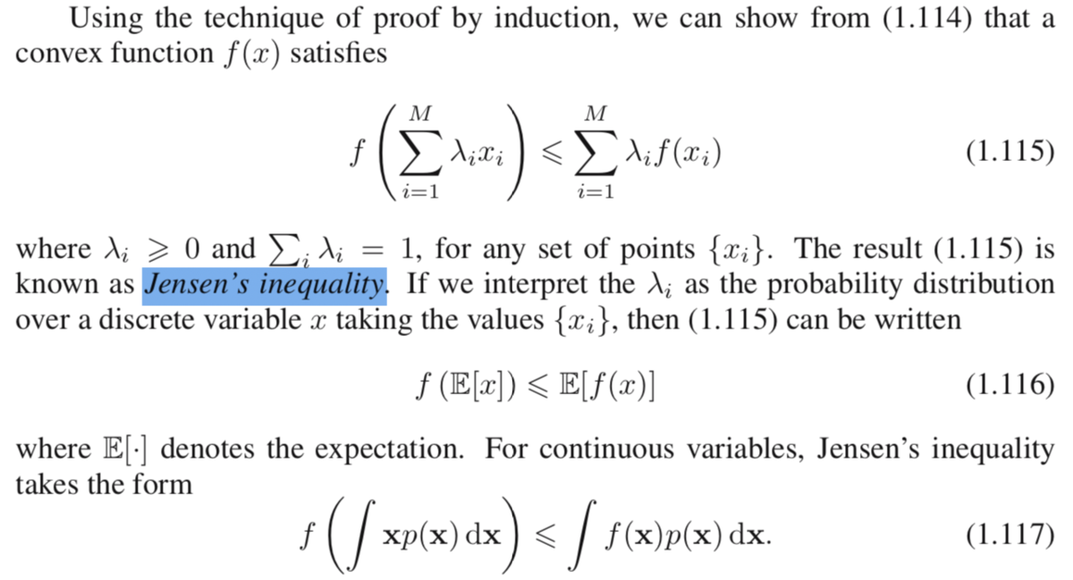 イェンセンの不等式とKLダイバージェンスの非負性｜Python実装で理解する変分推論(VariationalInference) #2 - Liberal Art’s diary