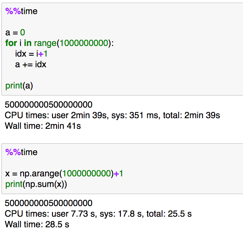 パフォーマンス測定とNumPyを用いた簡単な高速化｜Pythonにおける処理高速化をラフに考える #1 - Liberal Art’s diary