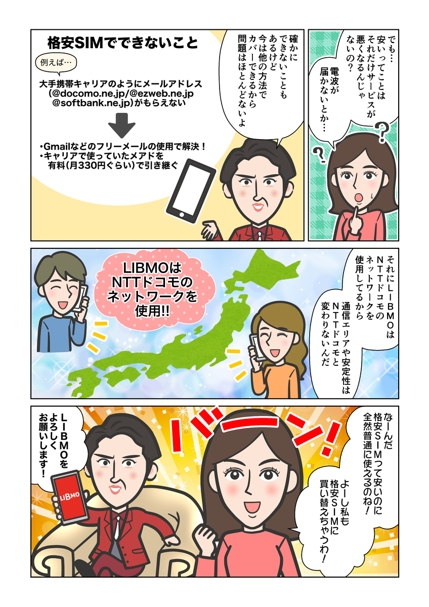 2話目 「格安SIMのしくみ解説」編 - LIBMO BLOG｜SIMでちょっと素敵なコミュニケーション