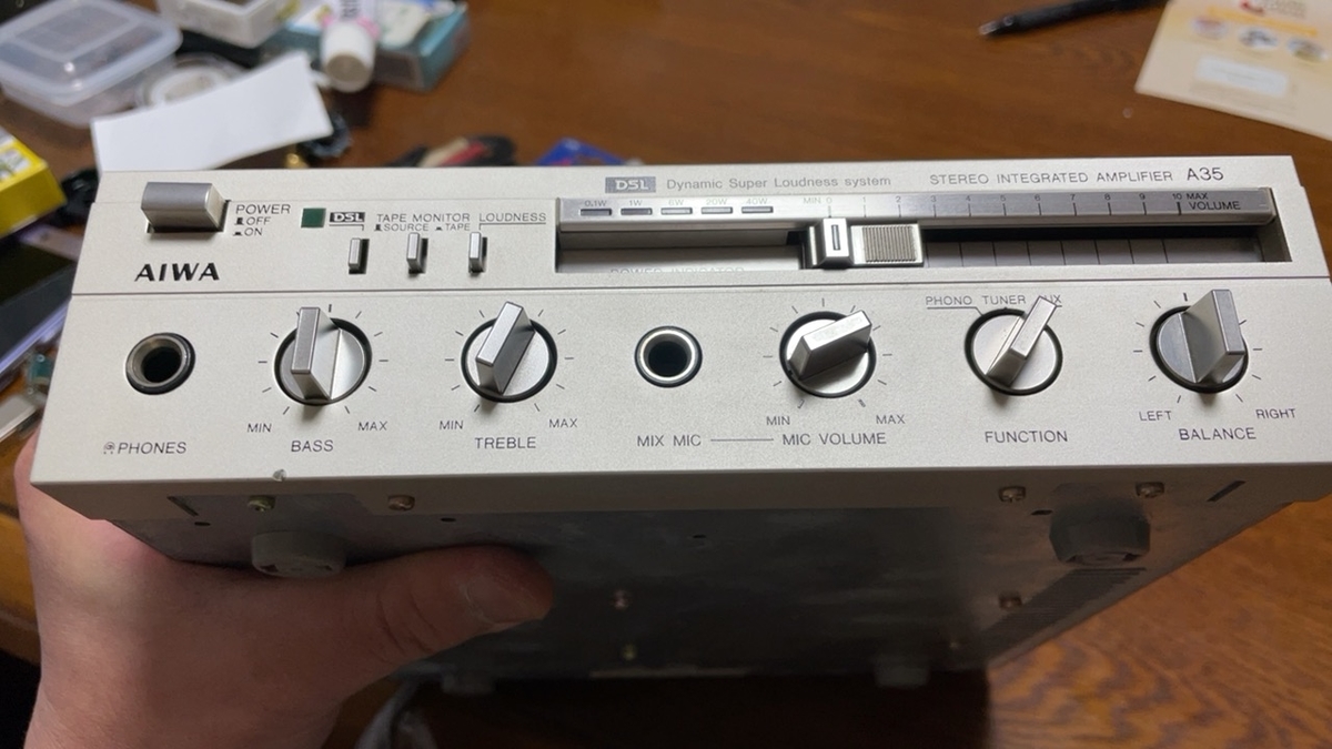 AIWA S-A35 3台目 ① - 羽田電器産業 ステレオ事業部