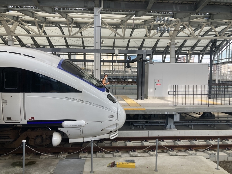 さよなら ありがとう 『特急かもめ』（中）787系電車 885系電車 2022年9月22日までのラストラン 【ながさきの乗り物】 - #dynamic_Nagasaki