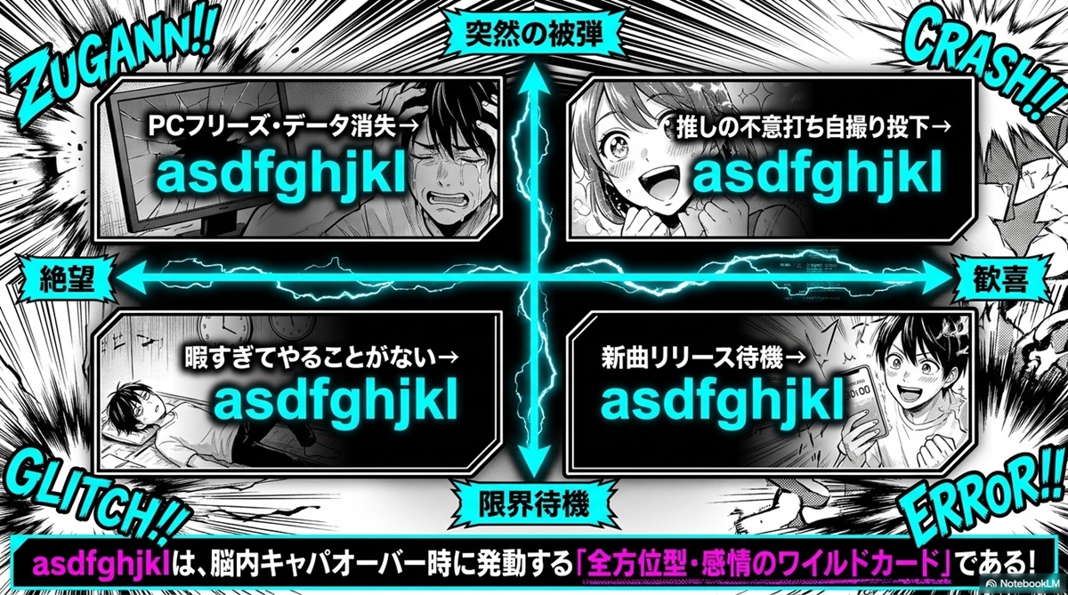 asdfghjklの意味とは？キーボードのホームポジション由来のスラングを徹底解説 - あかりのトレンドノート
