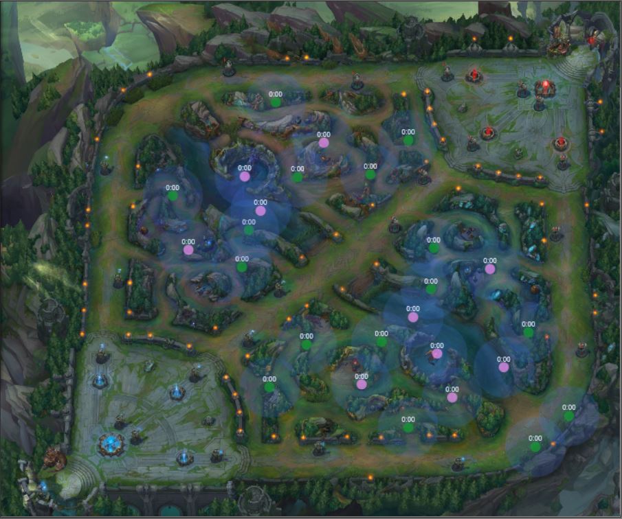 【サポート】ワードを置く場所（全体図） - LoLブロンズスクール