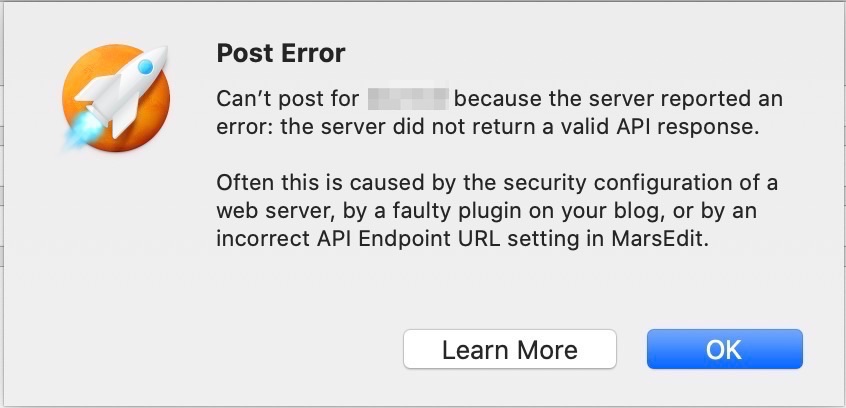【WordPress】MarsEditで「Post Error」「Upload File Error」が出た場合の解決方法（エックスサーバー ...
