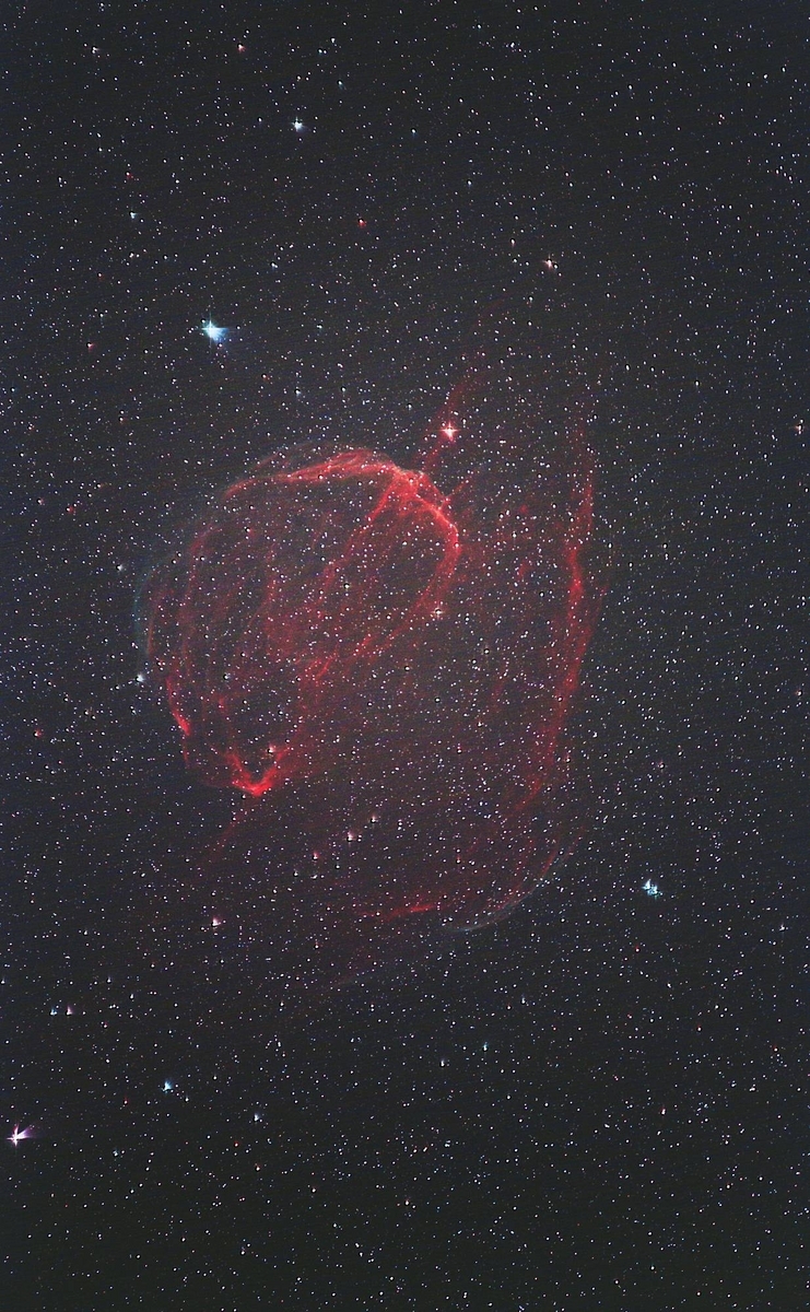 Sh2-224（ぎょしゃ座） - 鹿児島の星空3