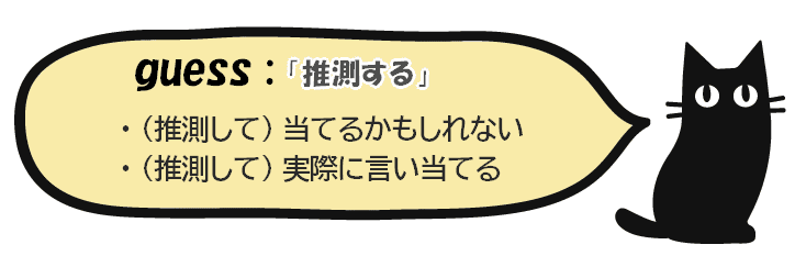 ｢guess｣ と ｢guess at｣ の使い分けは？ second-guess のびっくり起源 - 英語の小箱