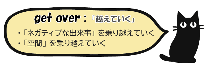 ｢get over｣ の意味とは？ to / with が付いた時の違いも例文で理解 - 英語の小箱